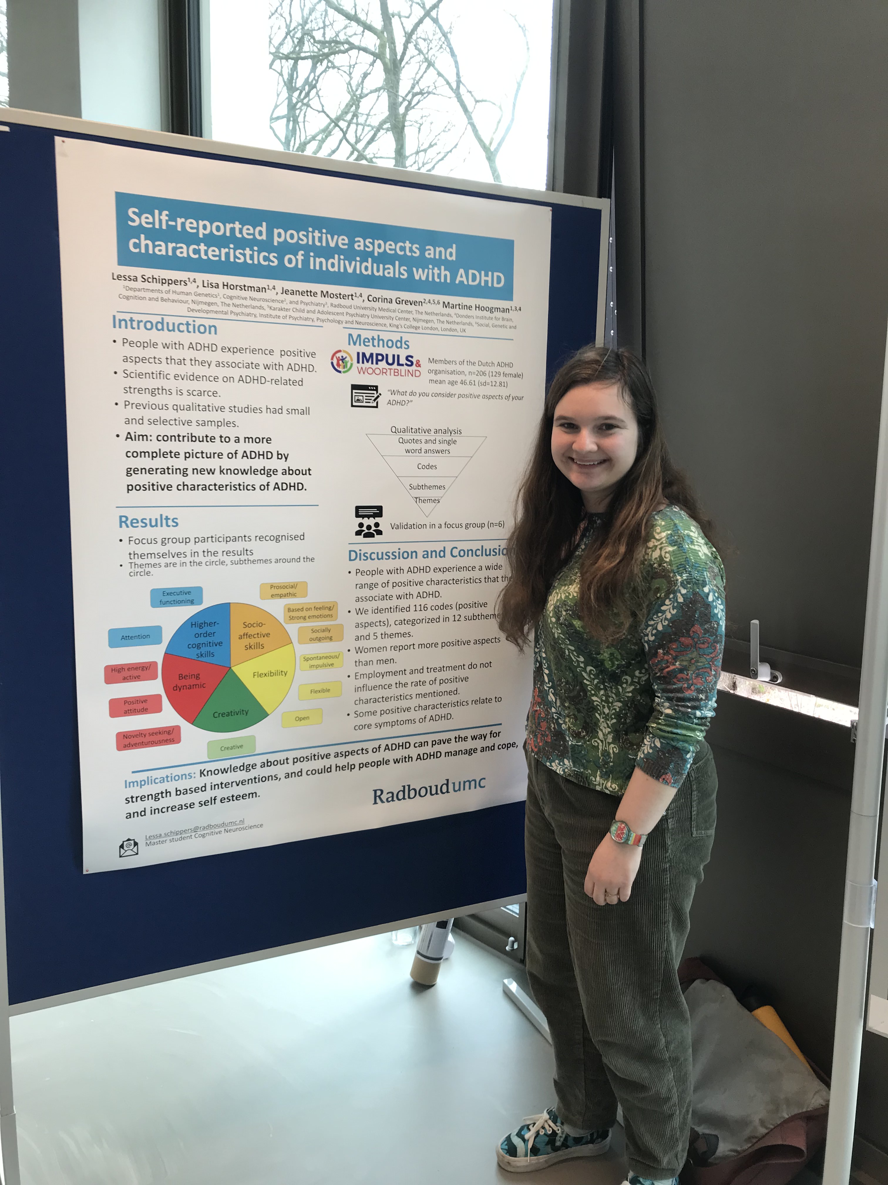 Master student Lessa presents poster at the Donders Poster Sessions ...